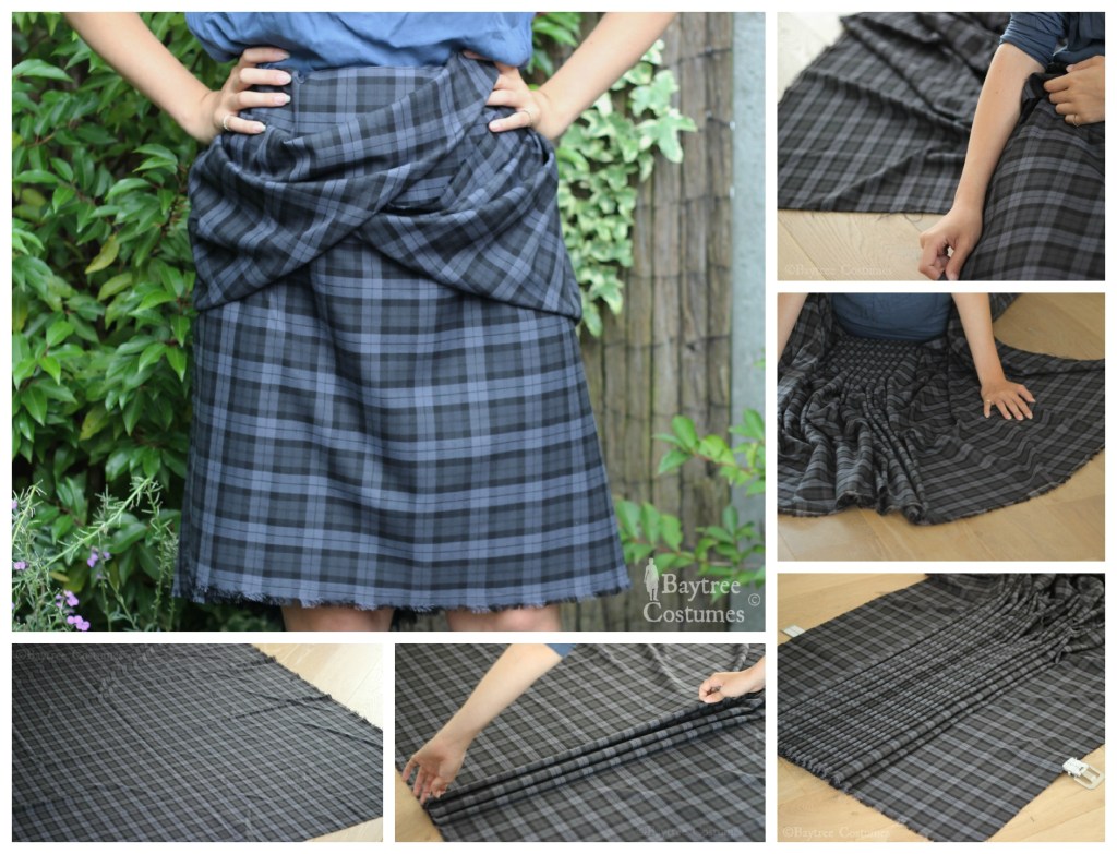 How to make a Kilt | Outlander costume – Part 1: Arisaid / Great Kilt ...