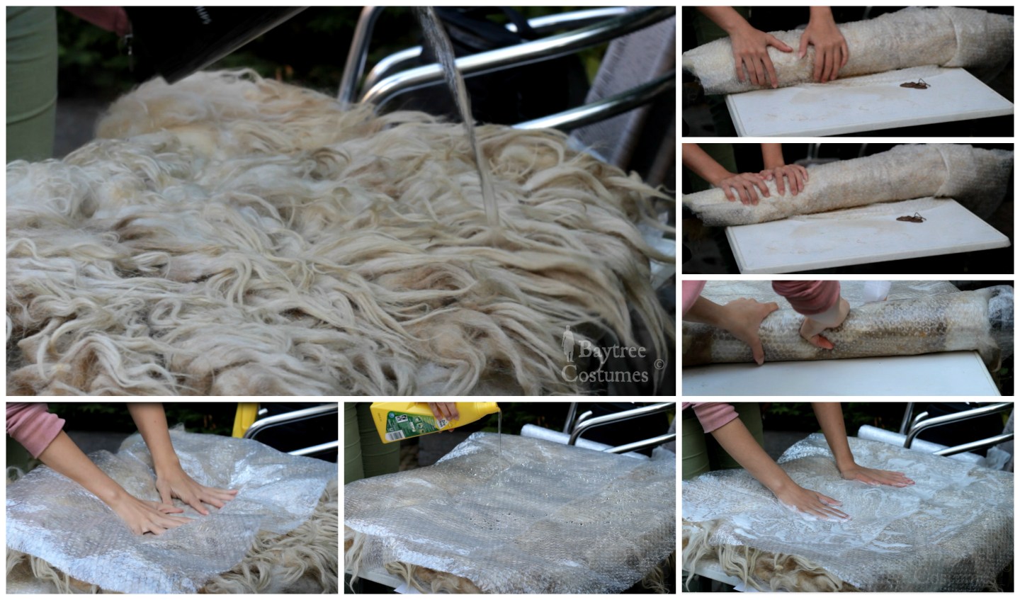 Make fur | Tutorial: Make Jon Snow’s costume fur under €25 – Ava Baytree